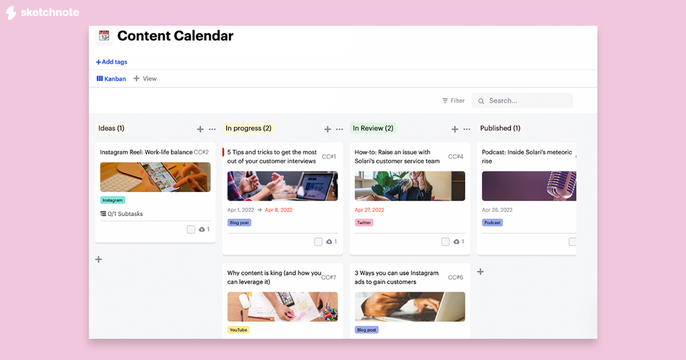 How to create an effective content calendar with a template